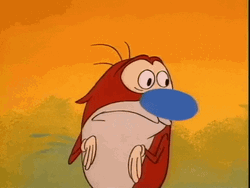 Ren And Stimpy Saw Surprised GIF | GIFDB.com