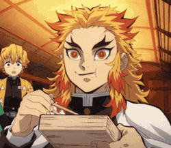 Rengoku Eating GIF | GIFDB.com