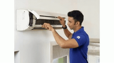 Repairing Man Air Conditioning GIF | GIFDB.com