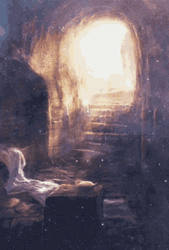 Resurrection Empty Tomb He Has Risen GIF | GIFDB.com
