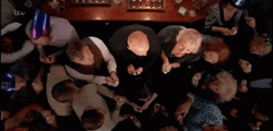 Reunion Celebration With Party Popper GIF | GIFDB.com
