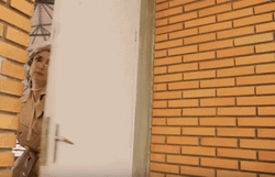 Revolving Door Open Face Close Up GIF | GIFDB.com