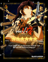 Revy Rebecca Two Hands Black Lagoon GIF | GIFDB.com