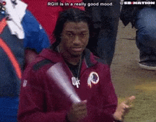 Rg3 Must Be In Good Mood GIF | GIFDB.com