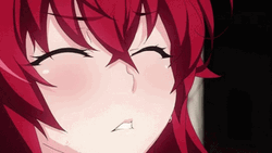 Rias Blushed Cheeks GIF | GIFDB.com