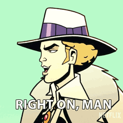 Right On Man Animated Cartoon GIF | GIFDB.com