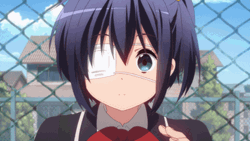 Sad Eyes Rikka Takanashi GIF | GIFDB.com