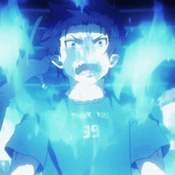 Rage Blue Fire Of Rin Okumura GIF | GIFDB.com