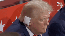 Rnc Donald Trump Wounded Ear GIF | GIFDB.com