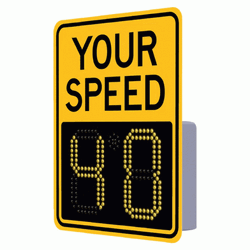 Road Sign Your Speed Count GIF | GIFDB.com