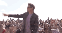 Robert Downey Jr Hello Wave GIF | GIFDB.com