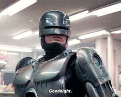 Robocop Saying Goodnight GIF | GIFDB.com