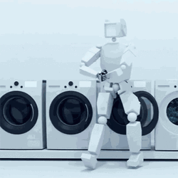 Robot Drying Laundry GIF | GIFDB.com