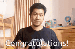 Rock N Roll Congratulations Pose GIF | GIFDB.com