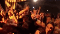 Rock On Crowd GIF | GIFDB.com