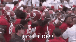 Roll Tide Alabama Cheering GIF | GIFDB.com