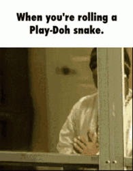 Rolling Play Doh Snake GIF | GIFDB.com