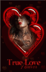 Romantic Love Poster With Flashing Hearts GIF | GIFDB.com