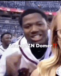 Ronald Acuna Jr Getting Hit GIF | GIFDB.com