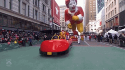 Ronald Mcdonald Float Parade GIF | GIFDB.com