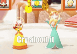 Rosalina Frantic Dancing Cry About It GIF | GIFDB.com