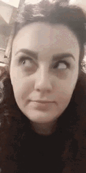 Round Face Woman Rolls Eyes GIF | GIFDB.com