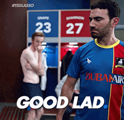 Roy Kent Ted Lasso Good Lad Well Done GIF | GIFDB.com