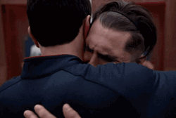 Roy Kent Ted Lasso Hugging Crying Teammate GIF | GIFDB.com