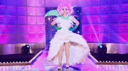 Ru Paul's Kim Chi Fierce Runway GIF | GIFDB.com
