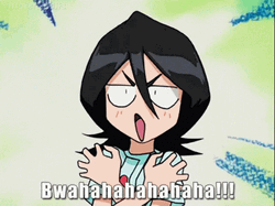 Rukia Kuchiki Laughing Out Loud GIF | GIFDB.com