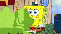 Rumbling Spongebob Green Fog GIF | GIFDB.com