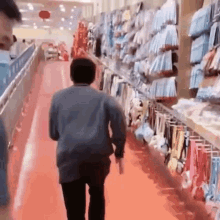 Running Away Fast In The Mall GIF | GIFDB.com