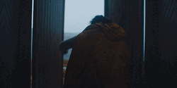 Running Out Of Door Icy Mountain GIF | GIFDB.com