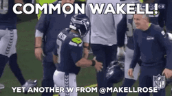 Russell Wilson And Makellrose GIF | GIFDB.com
