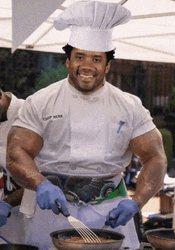 Russell Wilson Chef GIF | GIFDB.com
