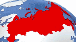 Russian Map Largest Country Illustration GIF | GIFDB.com