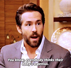 Ryan Reynolds Baby's A Genius GIF | GIFDB.com