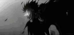 Ryuk Death Note Flying Away GIF | GIFDB.com