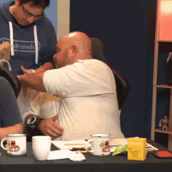 Saban Yellow Ranger Getting Food GIF | GIFDB.com