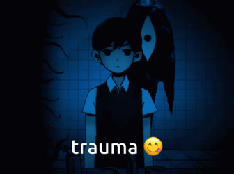 Sad Anime Boy Omori Experiencing Trauma GIF | GIFDB.com