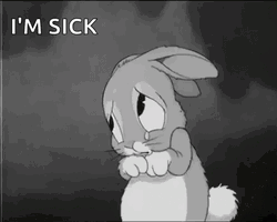 Sad Bunny Sick Crying GIF | GIFDB.com