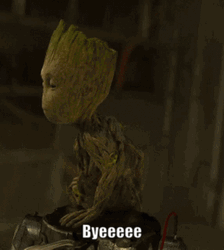 Sad Bye Little Groot Guardians Of The Galaxy GIF | GIFDB.com