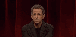Sad Face Seth Meyers GIF | GIFDB.com