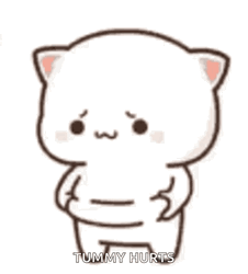 Sad Mochi Tummy Hurts GIF | GIFDB.com