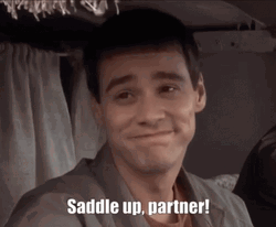 Saddle And Giddy Up Partner Jim Carrey GIF | GIFDB.com