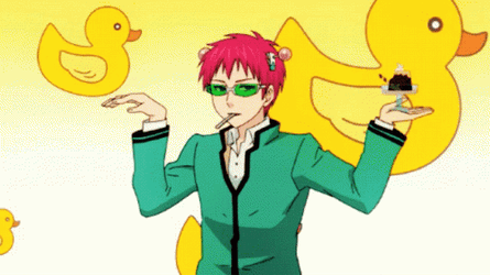 Saiki K Walking Like A Duck GIF | GIFDB.com