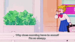 Sailor Moon Running Late GIF | GIFDB.com