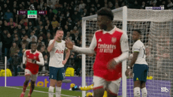 Saka Shoot Ball Action With Teammates GIF | GIFDB.com