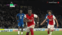 Saka Shot Running GIF | GIFDB.com