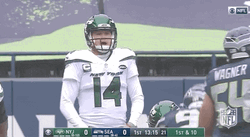 Sam Darnold Pointing On His Head GIF | GIFDB.com